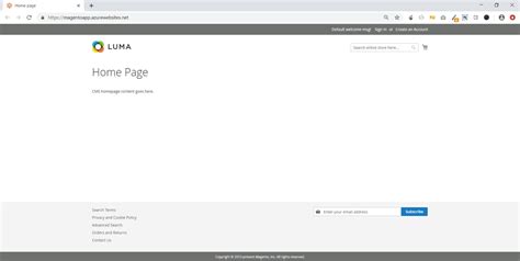 Containerized Magento Application Deployed On Azure Web App For Containers