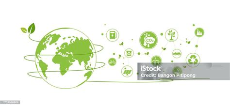 청정 에너지를 사용하여 Co2 배출량을 줄이고 평면 아이콘 벡터 일러스트레이션으로 기후 변화 문제를 줄이는 개념 웹 배너를 위한