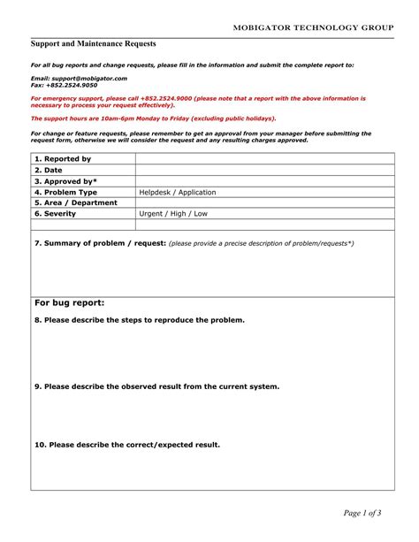 10 bug report templates pdf doc xls free and premium templates