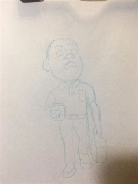 光头强简笔画的画法20张 几塔之家
