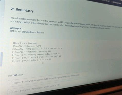 25 Redundancy You Administer A Network That StudyX
