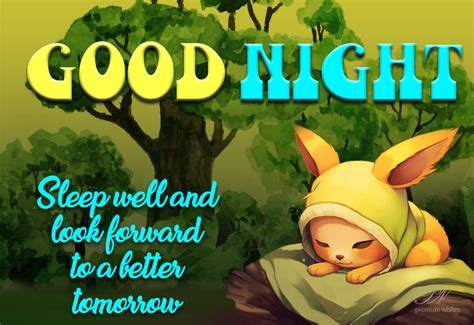 Good Night Sleep Well And Look Forward To A Better Tomorrow Premium