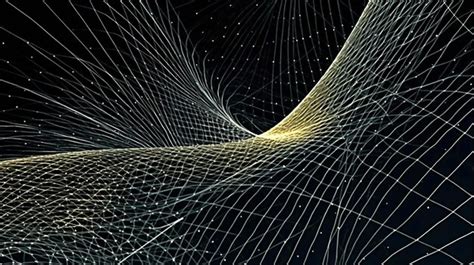 Premium Photo Network Abstract Background Data Visualization