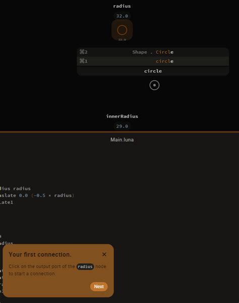 Tutorial Radius Node Output Port · Issue 101 · Enso Orgenso · Github