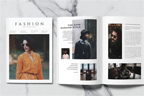 Men Fashion Magazine Layout