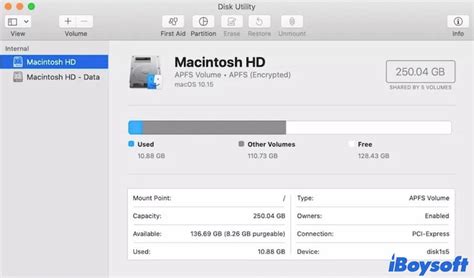 fixed two macintosh hd volumes after clean install macos