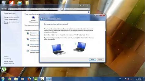 how to connect two computers wirelessly without internet techdim