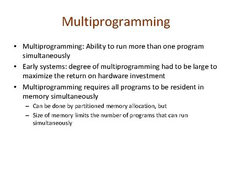 Partitioned Memory Allocation Allocation Policies Best First Fit