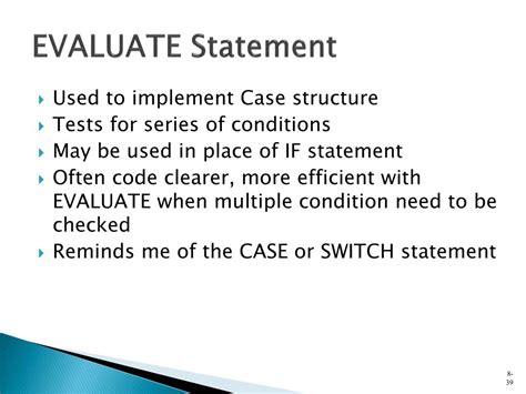 ppt decision making using the if and evaluate statements powerpoint