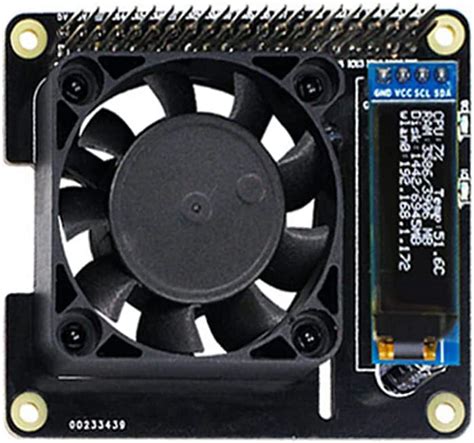 Treedix Raspberry Pi Cooling Expansion Board Cooling Fan For Raspberry Pi 4b 3b With Ip Display