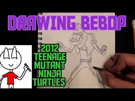 Drawing Bebop Teenage Mutant Ninja Turtles Timelapse YouTube