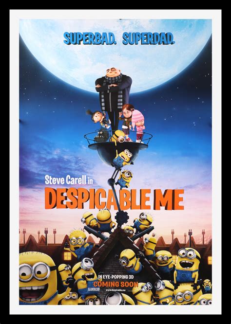 Despicable Me Original Movie Poster Famous Movie Posters