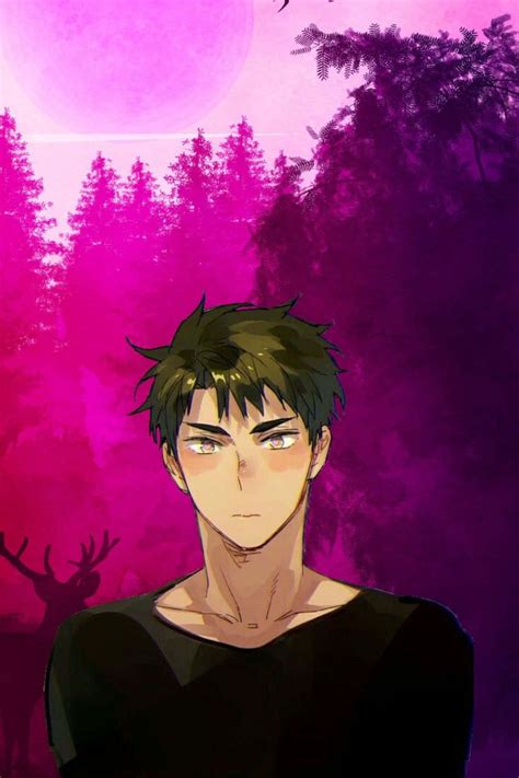 Download Ushijima Wakatoshi An Intense And Powerful Volleyball Player