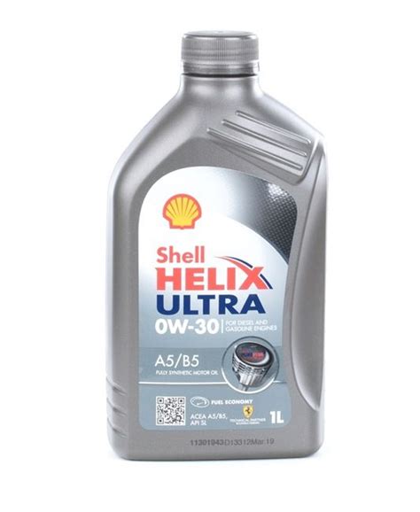 Huile moteur SHELL 0W30 pas chères en ligne