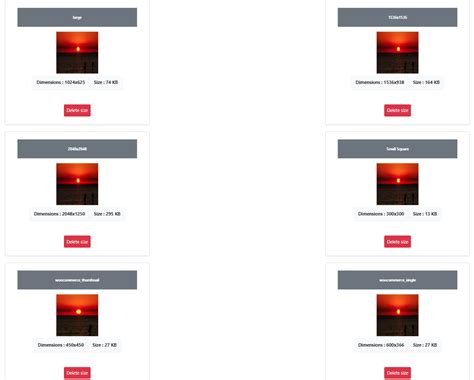 Image Sizes Controller Grandplugins