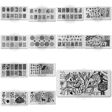 ‼️เลือกครบ 2แผ่นเหลือ59฿‼️ เพลทปั๊มลายเล็บ Cooi Shopee Thailand