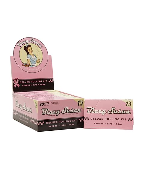 Blazy Suzan Pink Papers 1 ¼ Deluxe Kit Artisan Vapor And Cbd L Vape Shop L Smoke Shop
