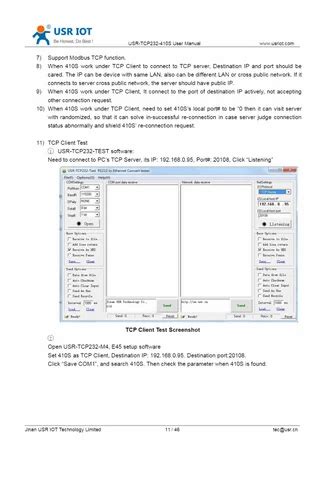 Industrial Rs232 Rs485 Modbus To Ethernet Converter Usr Tcp232 410s 80 X 62 X 24 Mm 45