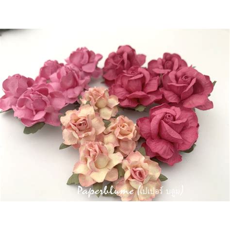 เซ็ท Diy 3 ดีไซน์ รวม 25 ดอก ดอกไม้กระดาษสา งานประดิษฐ์ งานแต่ง