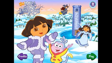 Dora The Explorer Saves Snow Princess