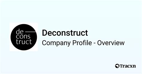 Deconstruct Company Profile Team Funding Competitors