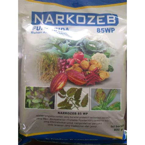 Jual Fungisida Anti Jamur Mancozeb Biru Narkozeb Wp Shopee Indonesia