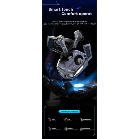 Безжични геймърски аудио слушалки Vala® T41 Tws Bluetooth 5 3 вграден Hd микрофон стерео звук