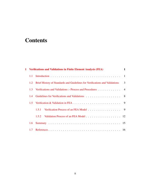 Veriﬁcations And Validations In Finite Element Analysis Fea Pdf