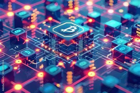 Blockchain Consensus Mechanisms Top View Illustrating Validation