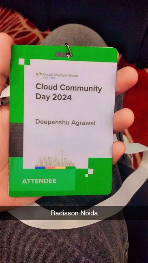 deepanshu agrawal on linkedin cloudcommunityday gdgcloudnoida