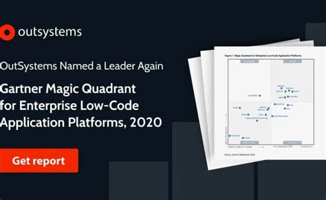 Outsystems Gartner Magic Quadrant For Enterprise Low Code Application