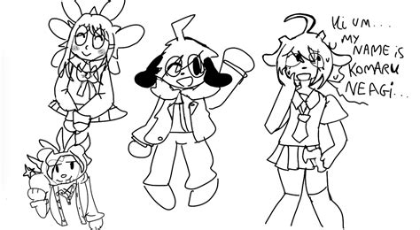 I Drew Parappa Characters As Danganronpa Characters If You Have Any Other Parappa And