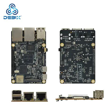 Debix Imx 6ull Raspi Replacement Iot Single Board Sbc Computer With Two Ethernet Port Rj45