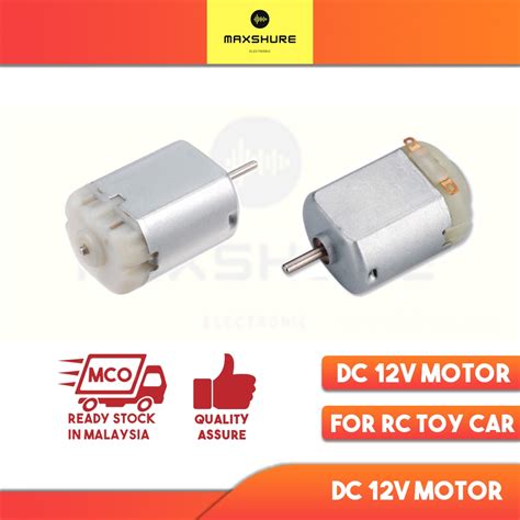 Maxshure Dc 12v 3v 6v Copper Motor For Rc Toy Car Diy School