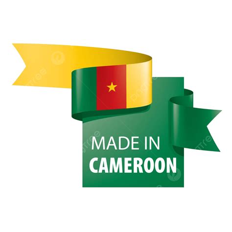 Hình ảnh Minh Họa Véc Tơ Cờ Cameroon Trên Nền Trắng Vectơ Png Biểu