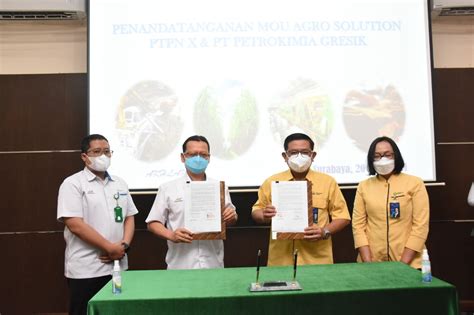 Dirut PTPN X Aris Toharisman Terimakasih Petrokimia Gresik
