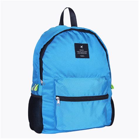 Durable Nylon Folding Backpack Unisex Lightweight Vicedeal