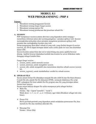 Modul php 4 | PDF