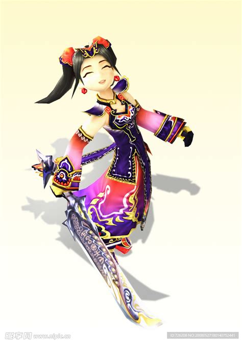 热血江湖80级邪女刀设计图psd分层素材psd分层素材设计图库昵图网