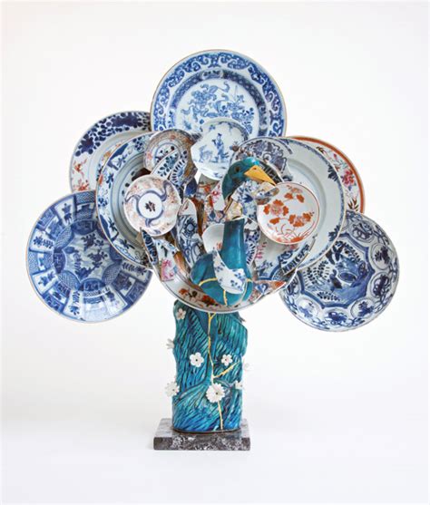 Assemblages Van Afgedankte Keramische Scherven Eyespired