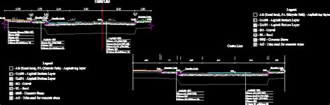 Cross Section Of A Road Dwg Section For Autocad • Designs Cad