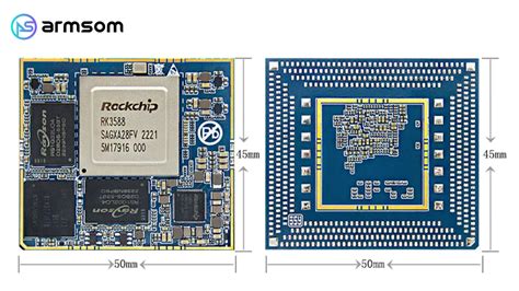 LGA封装RK3588核心板基于RK3588 小而强大的ArmSom W3 CORE BOARD 电子发烧友网