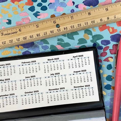 Printable Checkbook Calendar 2025 Titus Quinn