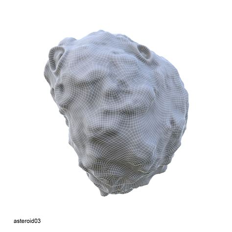Asteroid Field Scene D Model Obj Lwo Free D