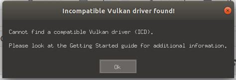 Cannot Fina A Compatible Vulkan Driver Icd · Issue 4687 · Carla