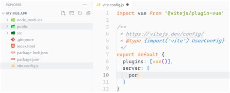 Config Intellisense Doesn T Show Up With The Default Vue Setup Issue Vitejs Vite Github