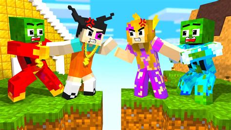 Monster School Zombie X Squid Game Rich Vs Poor Battle Minecraft