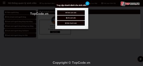 Website quản lý sinh viên PHP và Mysql full csdl