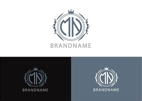 Premium Vector Collection Monogram Initials Mn Logo Design Template