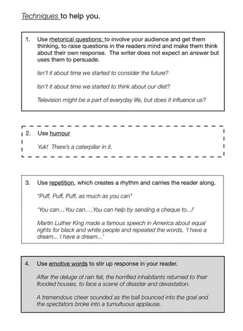 Mash How To Write A Balanced Argument Or A Discursive Essay 9 14 Years